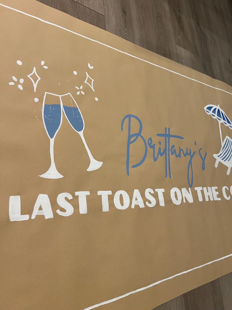 Bachelorette Party Banner | Handpainted Banner | Bachelorette Sign ...