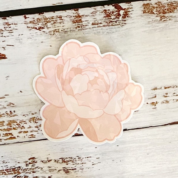 Peony Wall Decal - Etsy