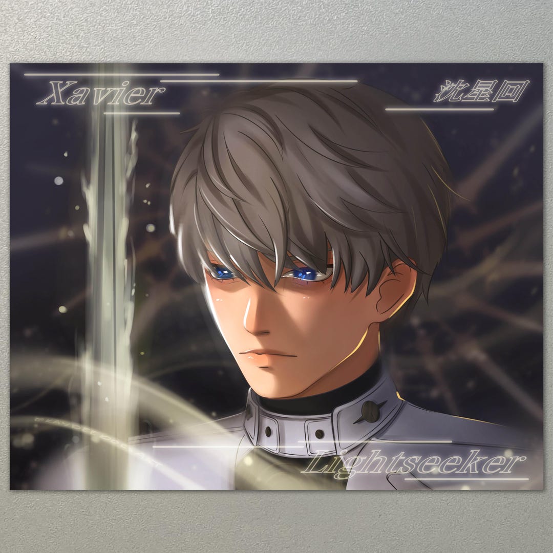Love and Deepspace Art Print | Lightseeker Xavier Illustration | 8"x10" Fanart Print - Etsy