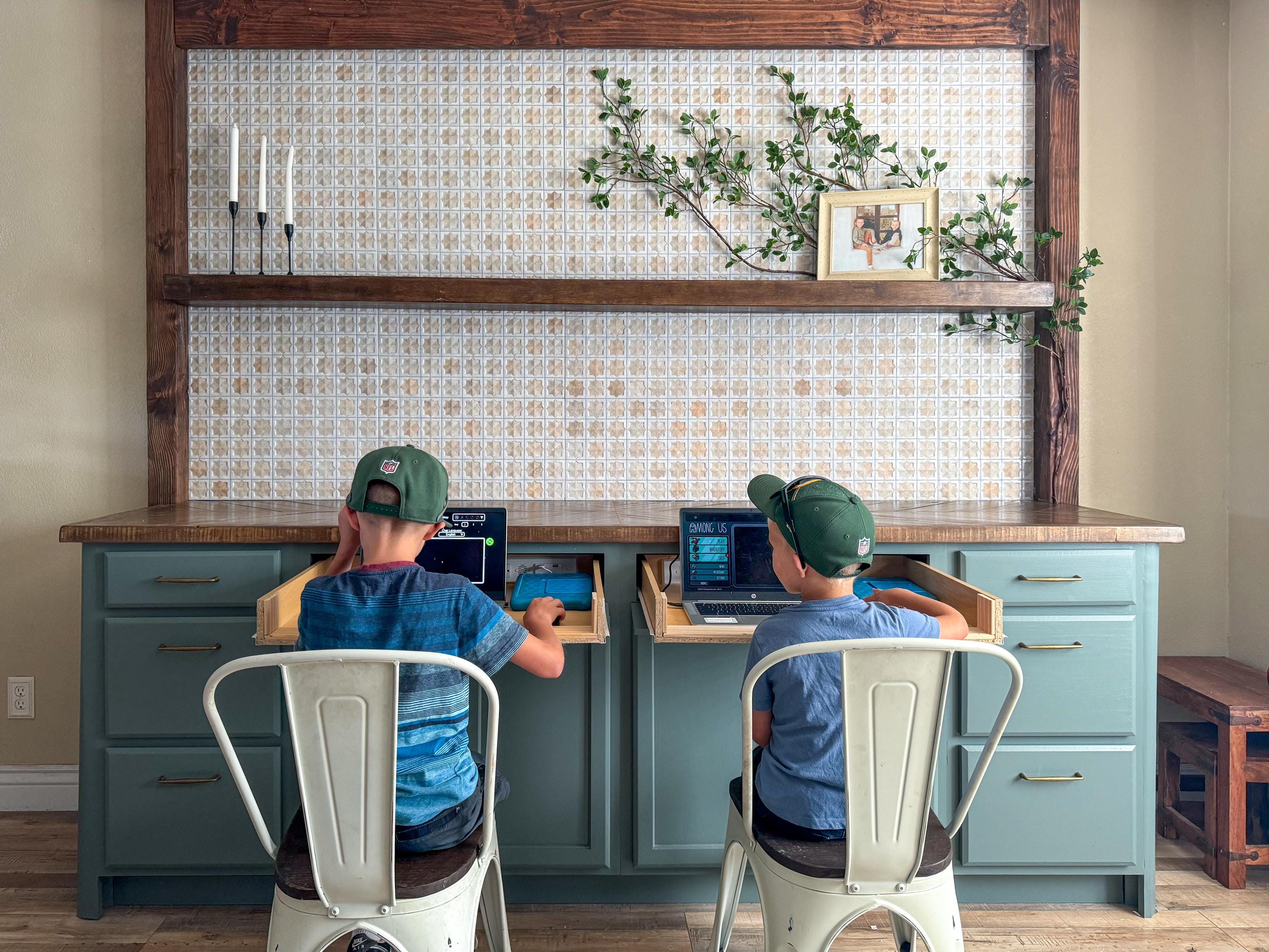 Hidden Desk Built-in Buffet – PDF Build Plans for Discrete Pull-out ...