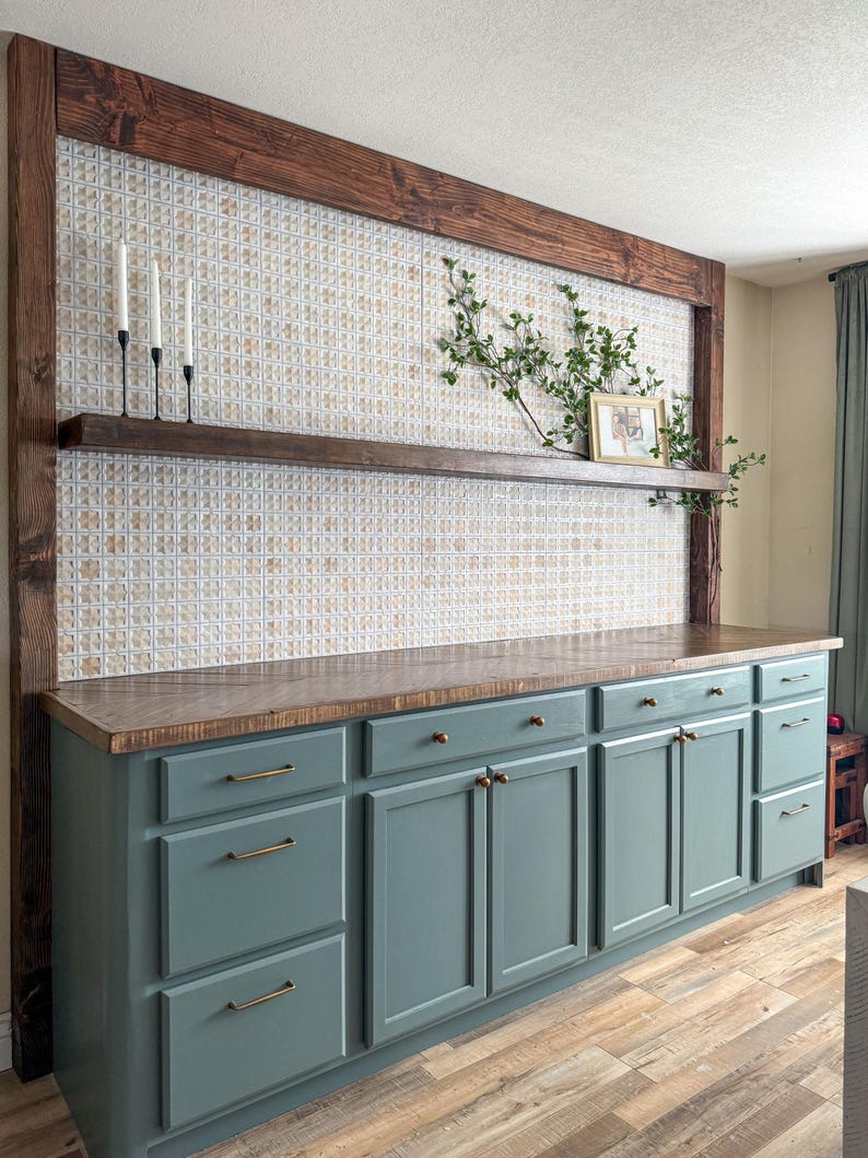 Hidden Desk Built-in Buffet – PDF Build Plans for Discrete Pull-out ...