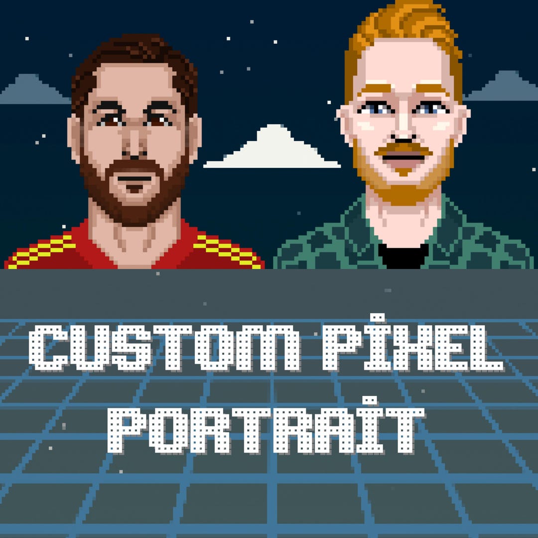 Personalized 8-bit Pixel Art Portrait – Custom Retro Avatars for Gaming ...