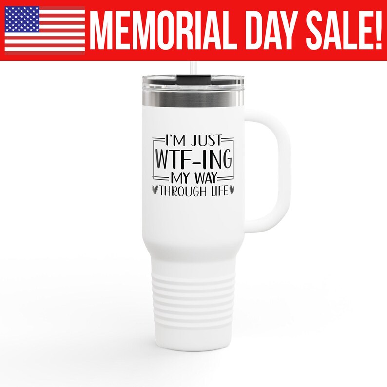 WTF Insulated Travel Mug, Fun Coffee Cup for Life's Journey, Great Gift ...