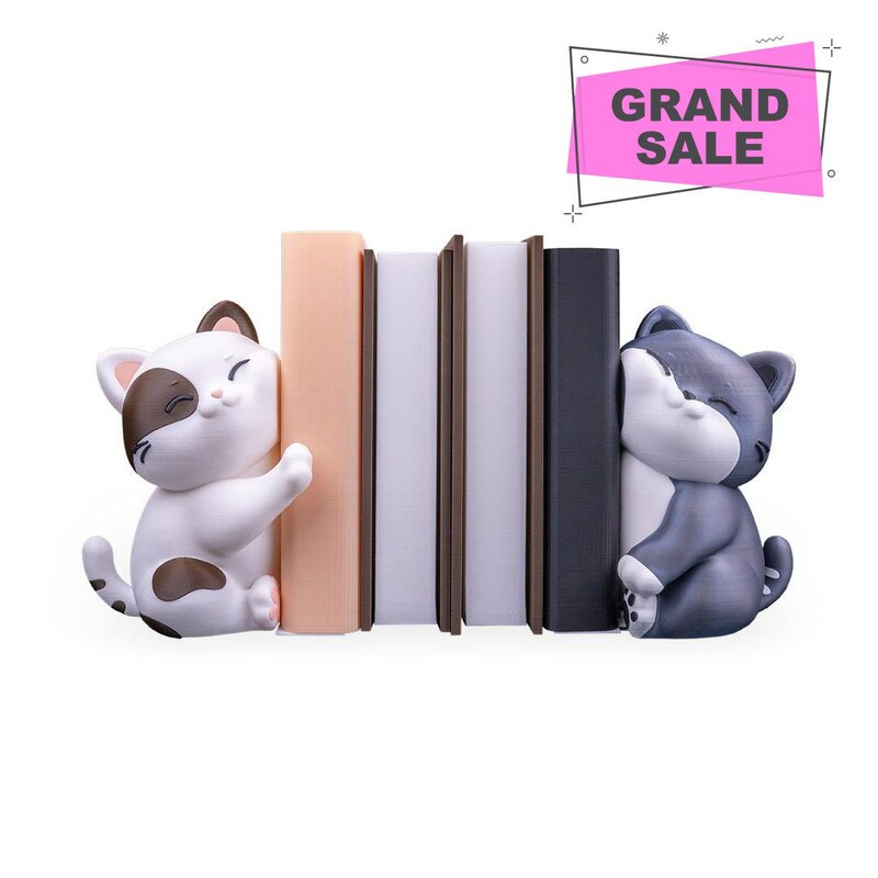 Cat Bookends - Etsy