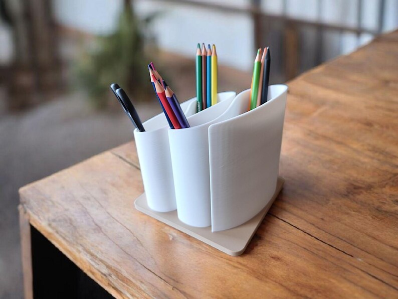 Ocean-inspired Desk Organizer - the Floating Wave Design - Etsy