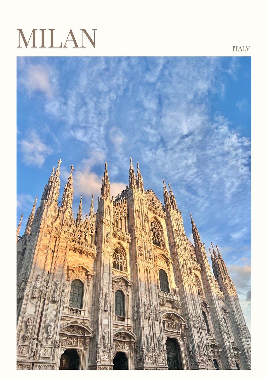 Milan Cathedral Printable Wall Art | Duomo Di Milano Digital Download ...