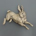 White Rabbit Brooch - Etsy UK