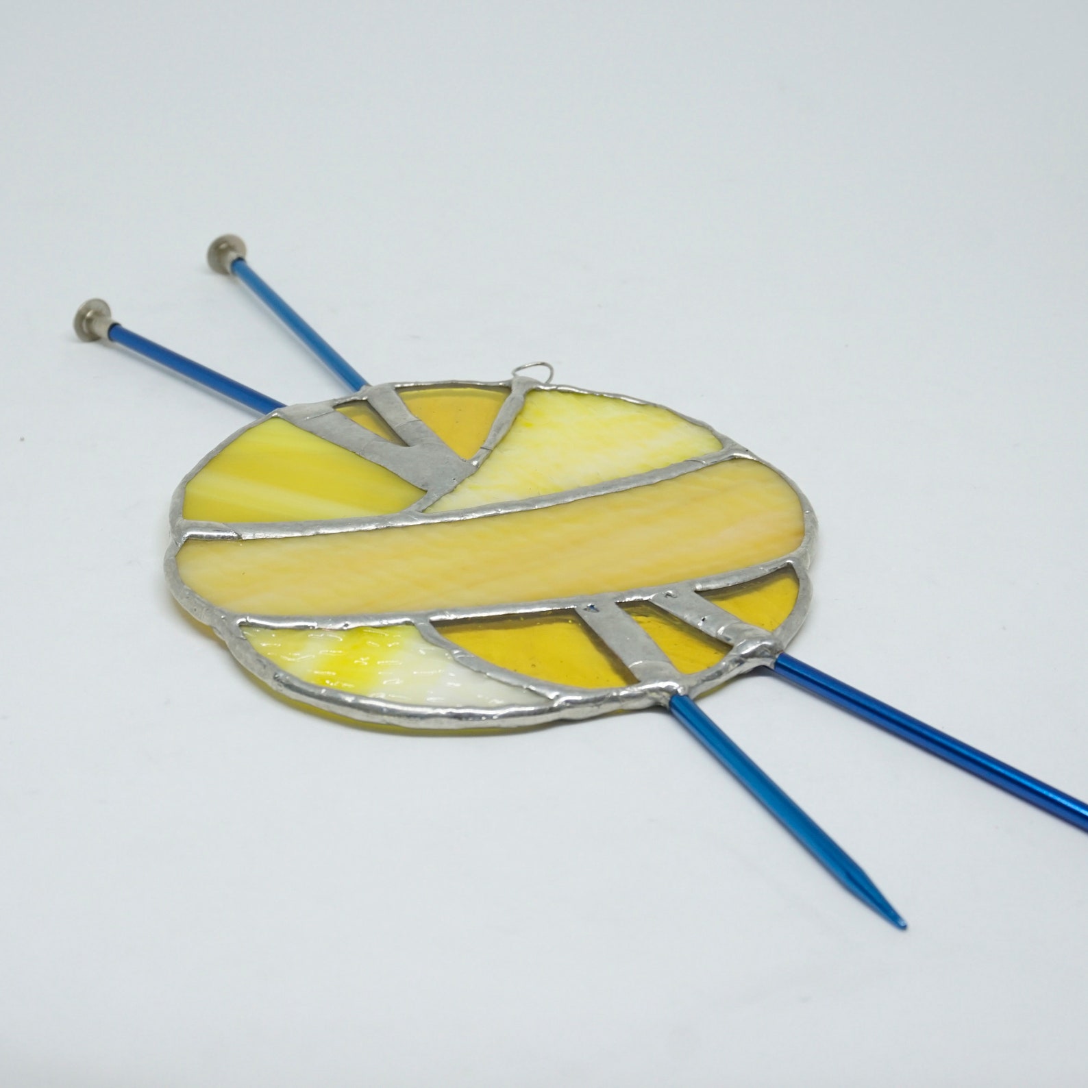 Stained Glass Ball of Yarn, Yarn Balls, Stained Glass Sun Catcher ...