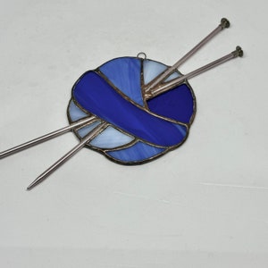 Stained Glass Ball of Yarn, Yarn Balls, Stained Glass Sun Catcher ...
