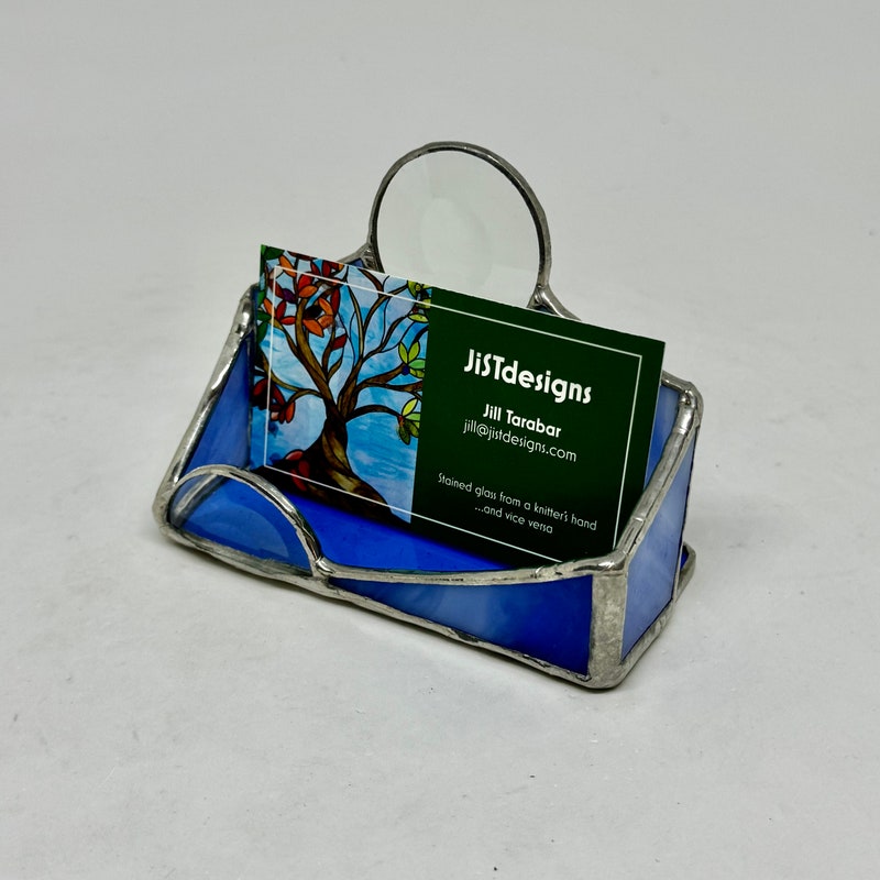 Glass Card Holder - Etsy