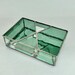 Teal Stained Glass Box, Stained Glass Jewelry Box, Stained Glass ...