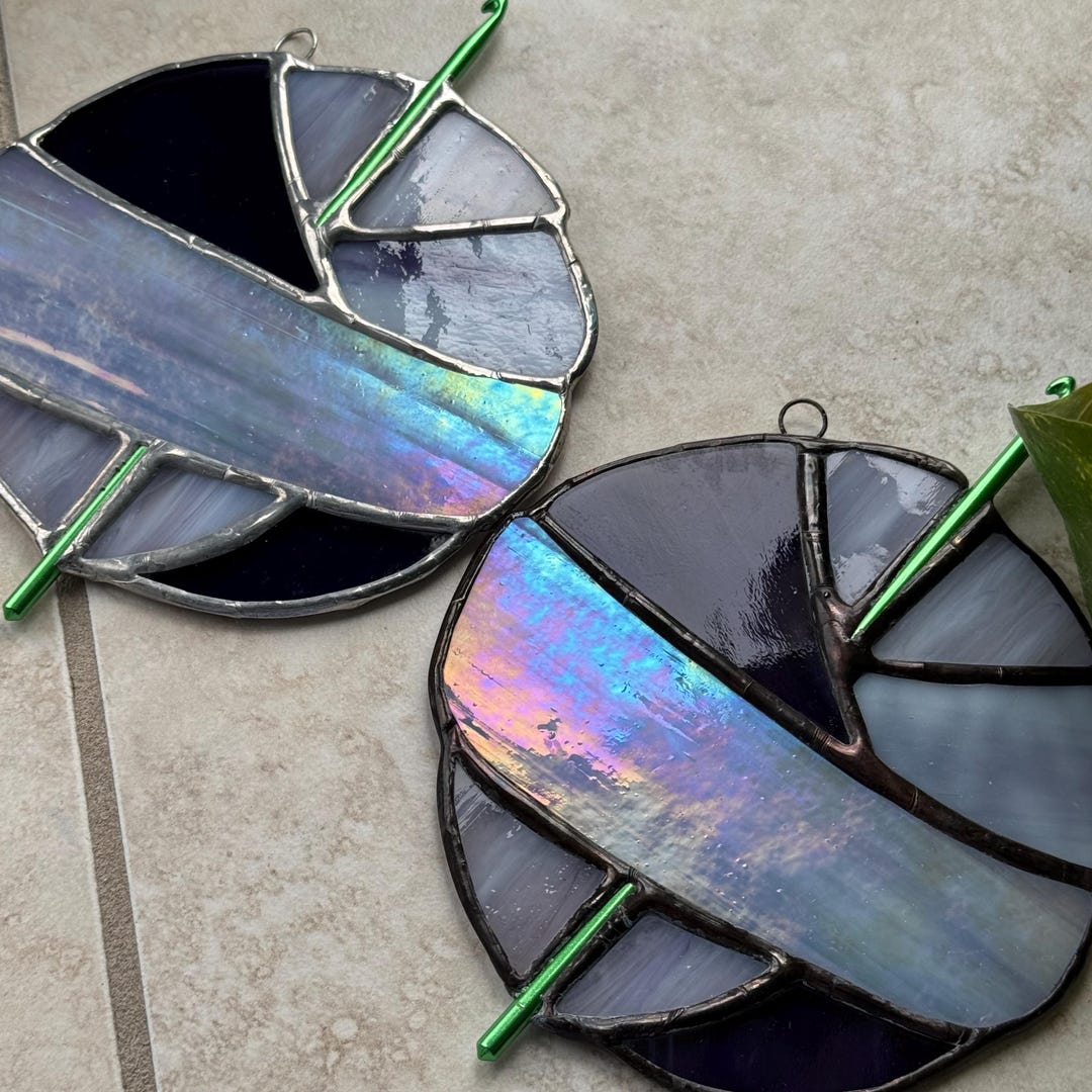 Stained Glass Ball of Yarn, Yarn Balls, Stained Glass, Crochet Sun ...