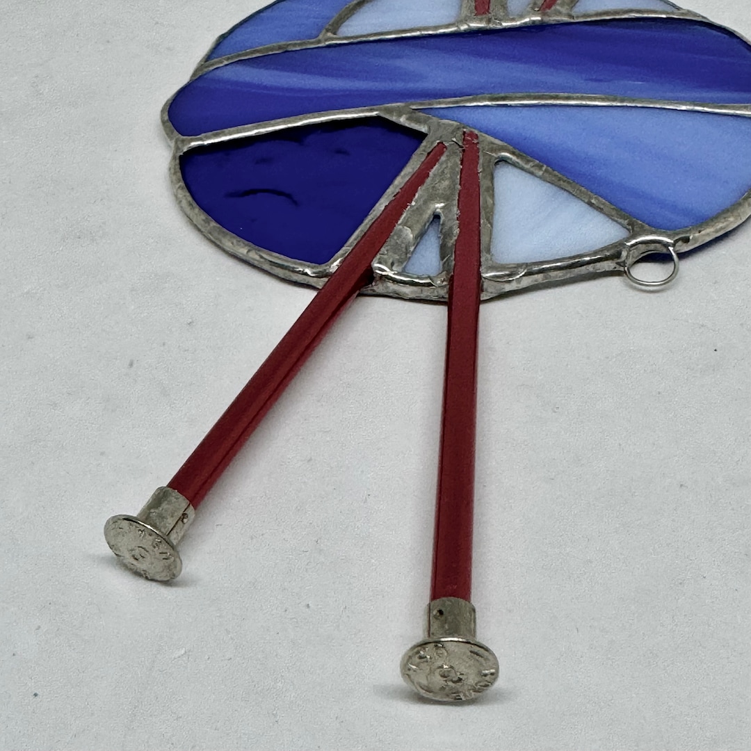 Stained Glass Ball of Yarn, Yarn Balls, Stained Glass Sun Catcher ...