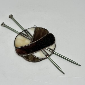 Stained Glass Ball of Yarn, Yarn Balls, Stained Glass Sun Catcher ...