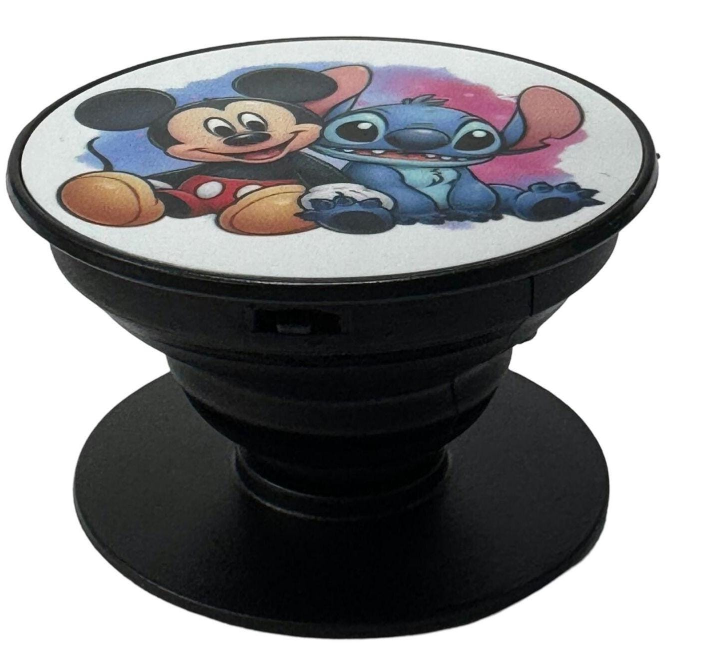 Stitch & Lilo, Angel, Pooh, Mickey Mouse Pop up Socket Phone Grip - Etsy