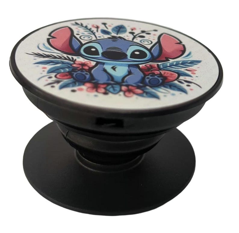 Stitch & Lilo, Angel, Pooh, Mickey Mouse Pop up Socket Phone Grip - Etsy