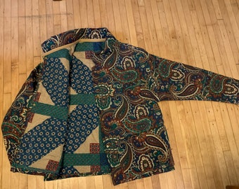 Paisley Quilted Jacket - Etsy