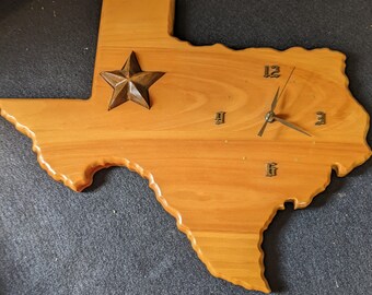 Texas Wall Clock | Etsy