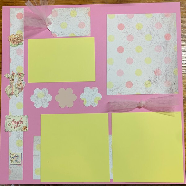 Girl Scrapbook Pages - Etsy