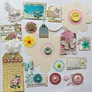 Junk Journal Embellishments Scrapbook Kit Ephemera Scrapbook Supplies ...