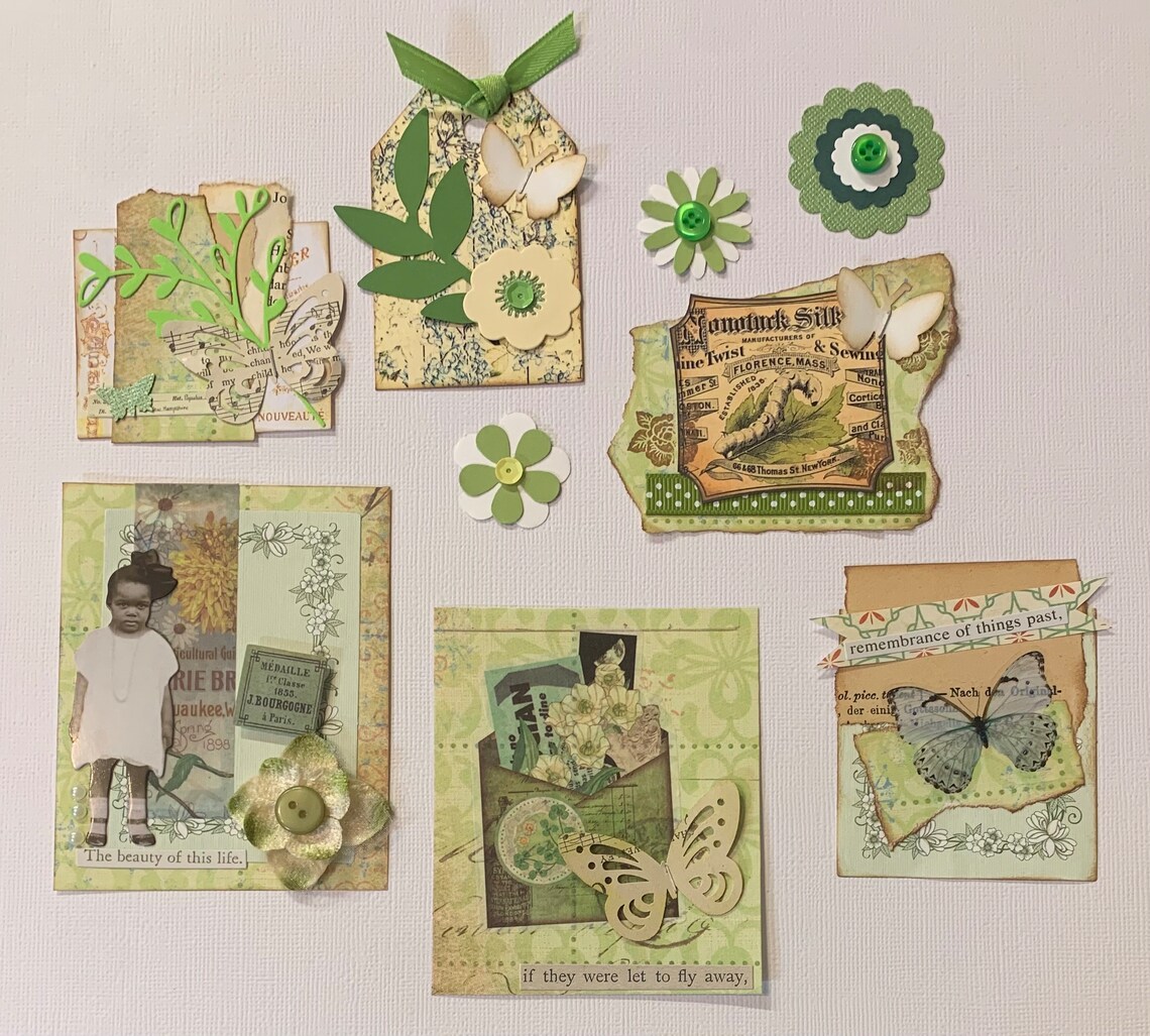 Junk Journal Embellishments Scrapbook Kit Ephemera Scrapbook Supplies ...