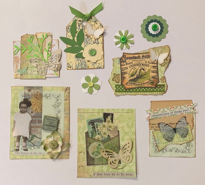Junk Journal Embellishments Scrapbook Kit Ephemera Scrapbook Supplies ...