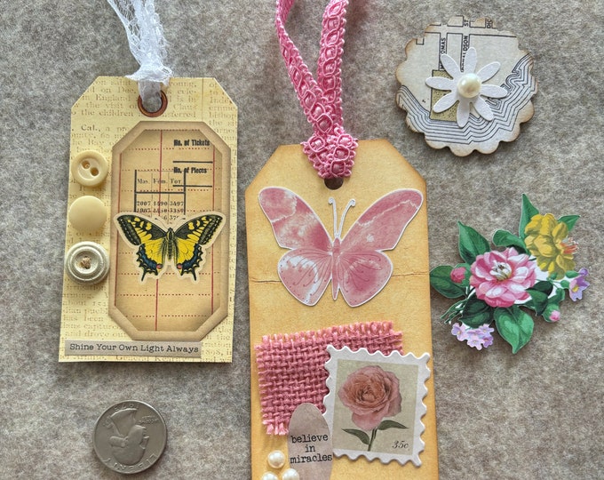 Junk Journal Embellishments Scrapbook Kit Ephemera Scrapbook Supplies ...