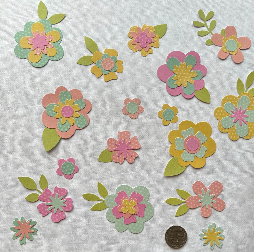 Die Cut Flowers, Die Cut, Flower Die Cuts, Scrapbook Die Cuts ...