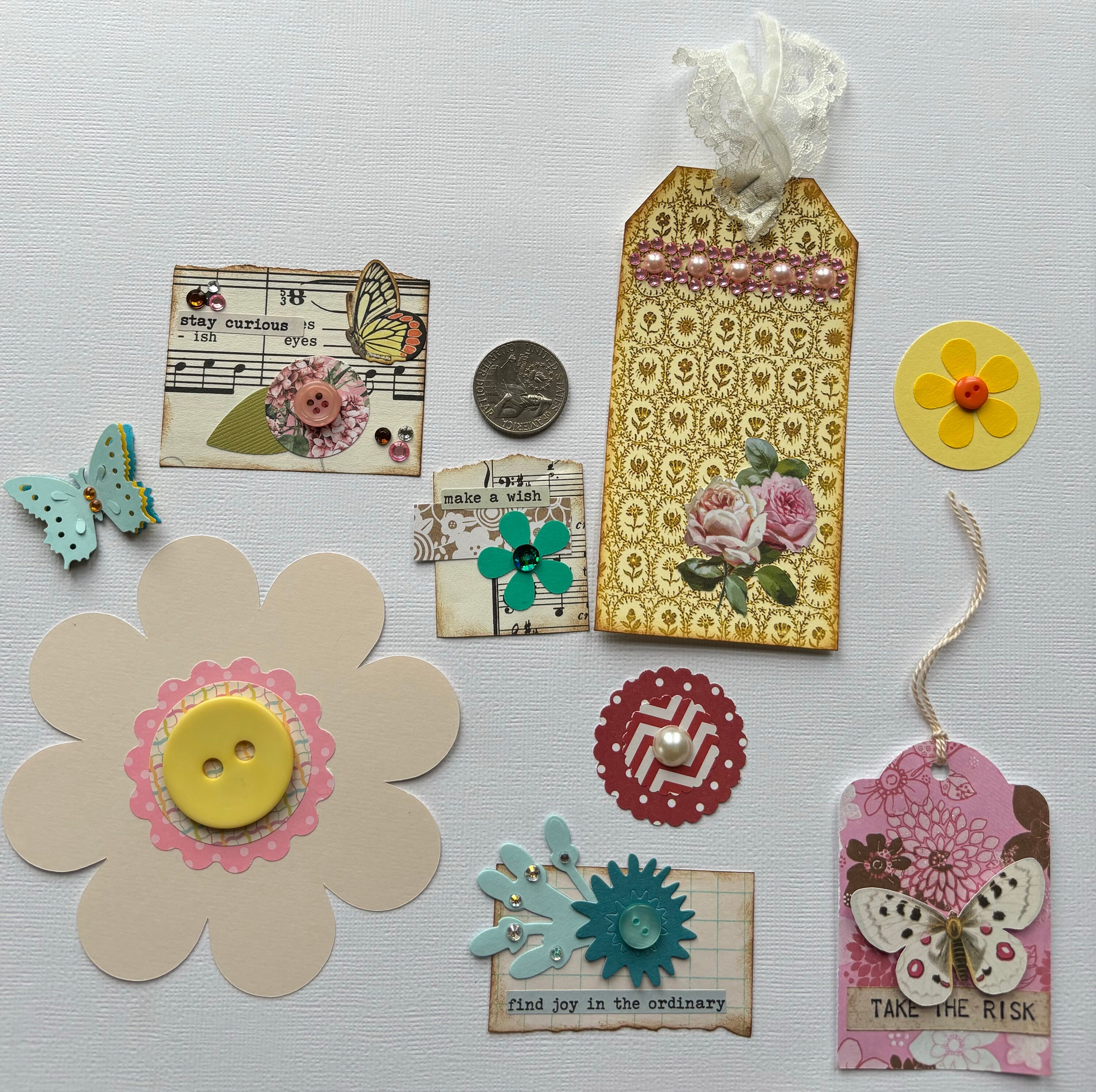 Junk Journal Embellishments Scrapbook Kit Ephemera Scrapbook Supplies ...