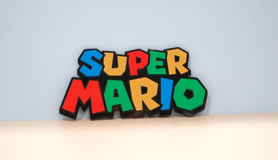 Super Mario Logo Fridge Magnet - Etsy