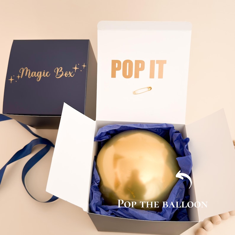 Pregnancy Announcement Box for Big Sister or Brother, Magic Reveal Gift ...