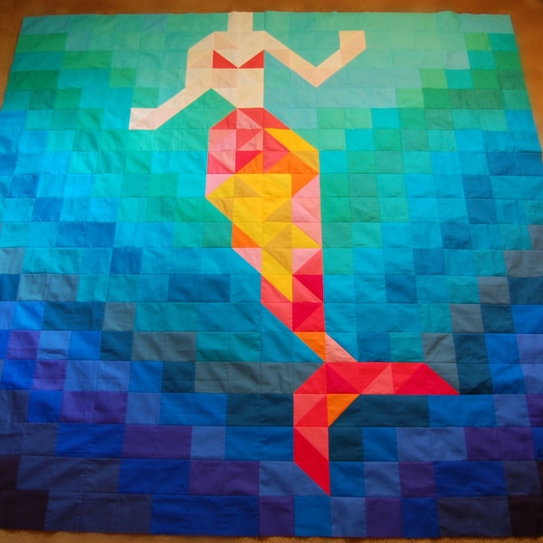 Mermaid Quilt - Etsy