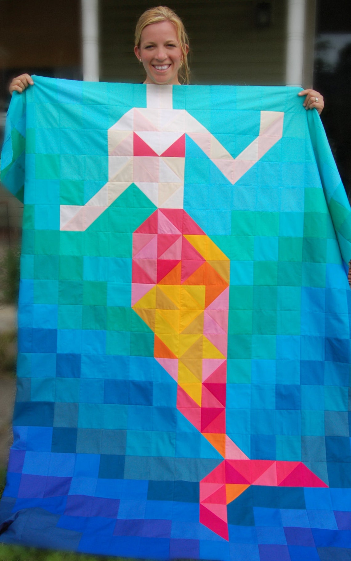 The "be a Mermaid" Quilt Pattern - Etsy