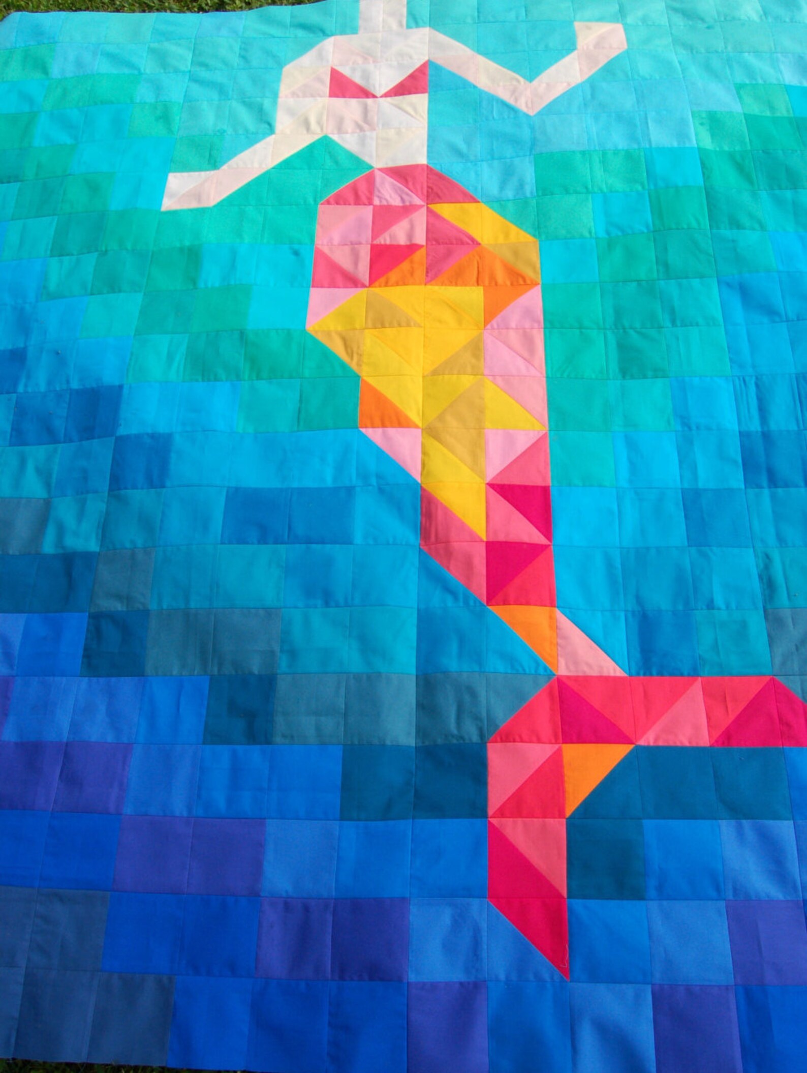 The be a Mermaid Quilt Pattern | Etsy