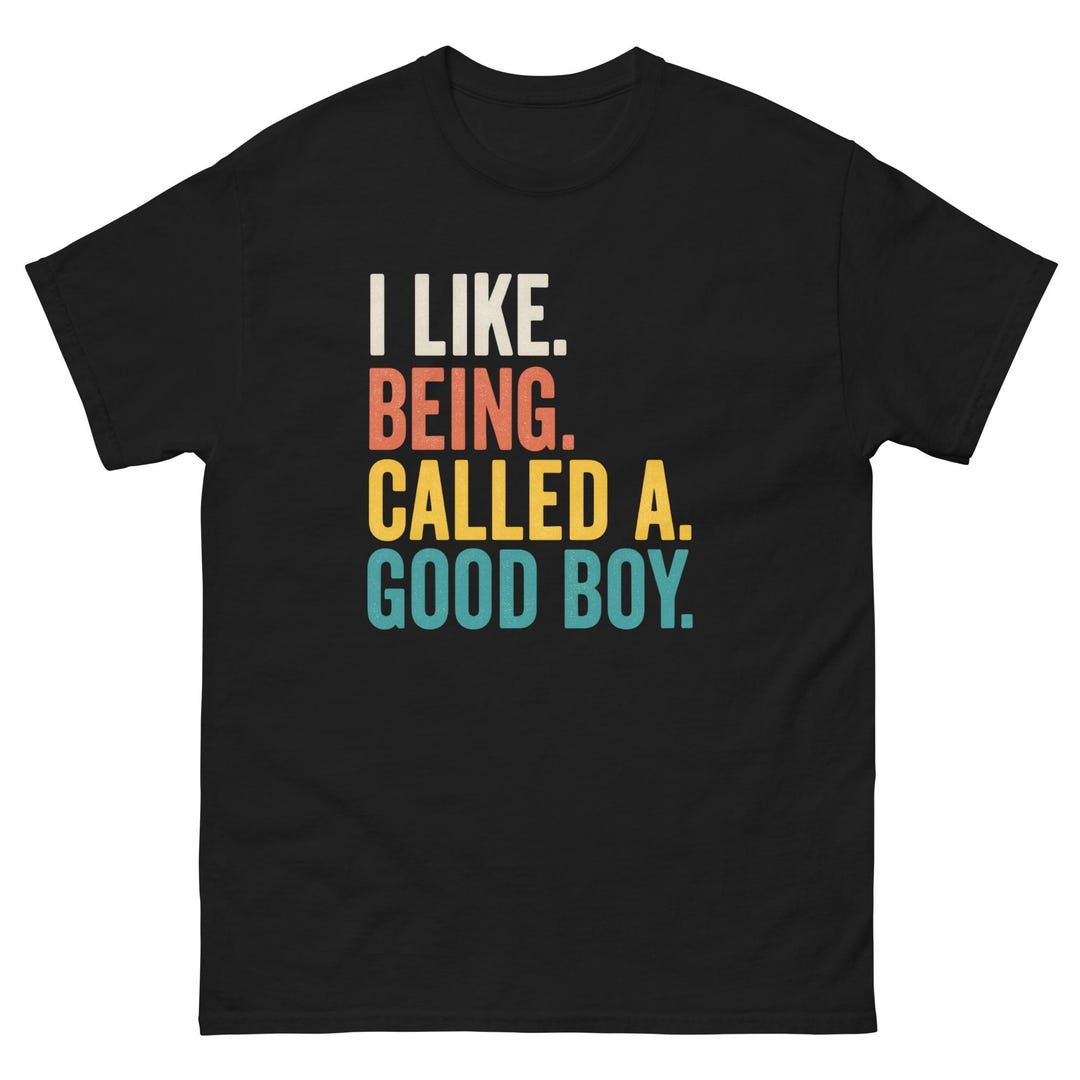 I Like Being Called A Good Boy Shirt, Funny Dog Lover T-shirt, Pet ...