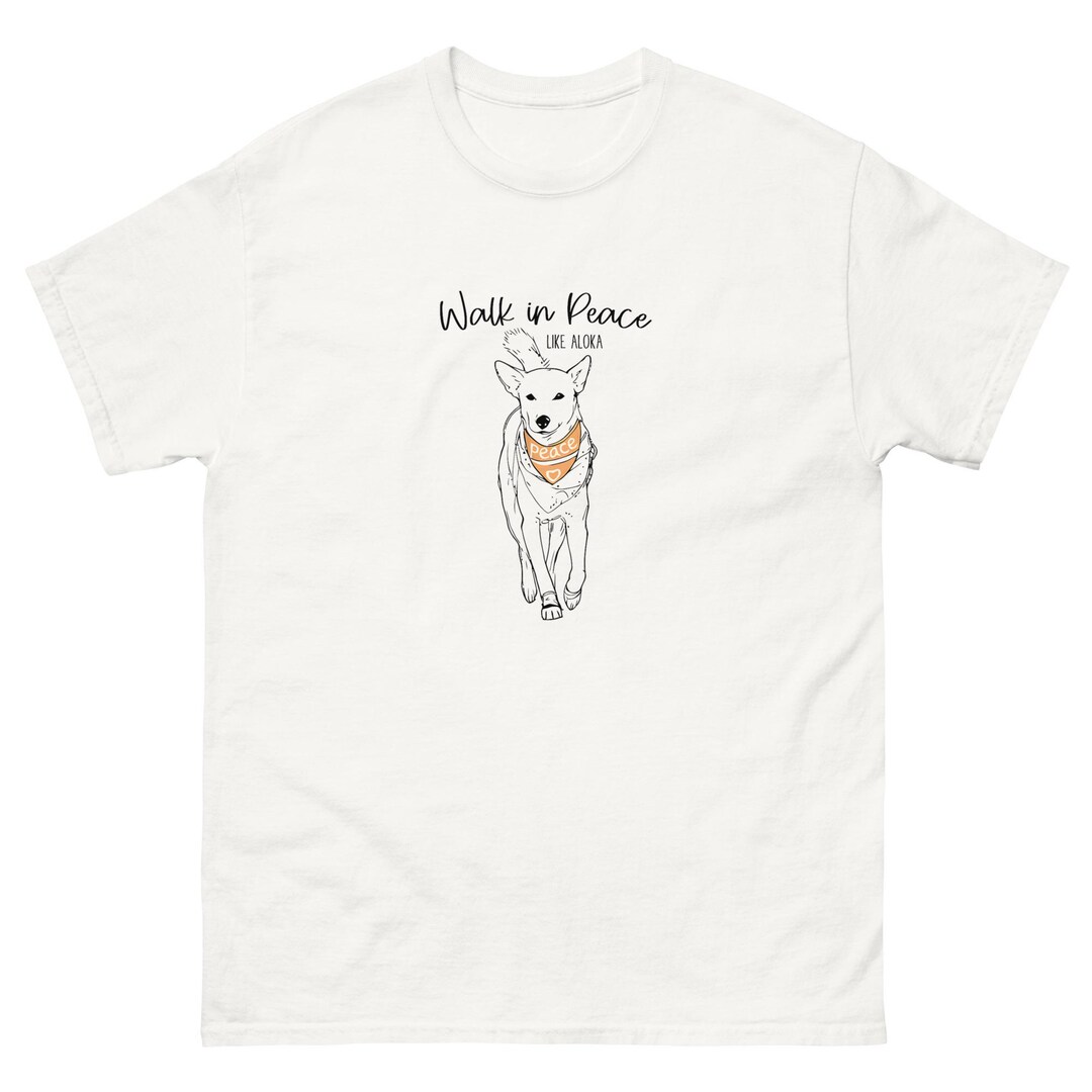 Aloka Peace Dog T-shirt: Compassion, Unity, Kindness - Etsy