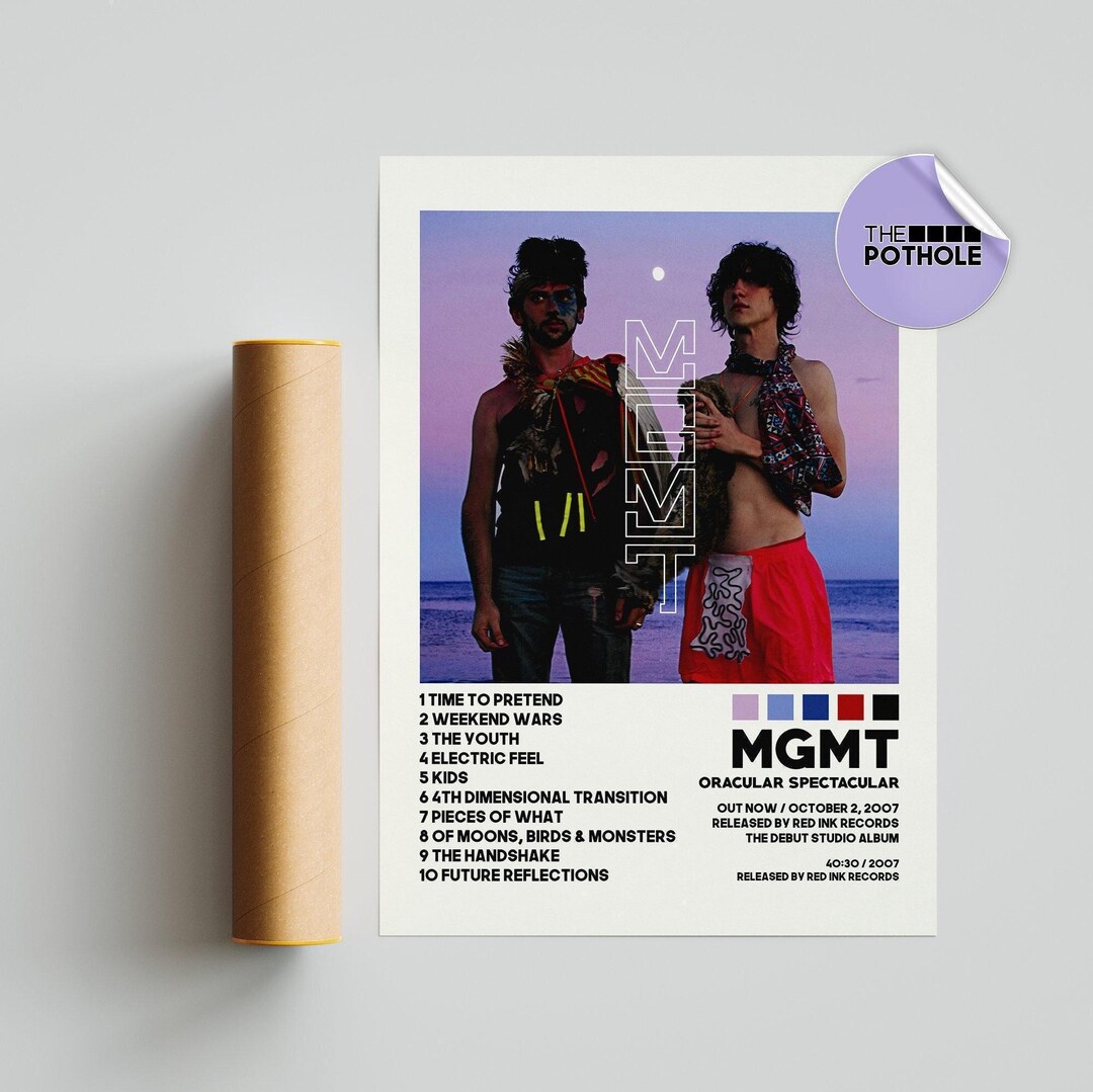 Oracular Spectacular Posters / MGMT Poster / Album Cover Poster, Poster ...