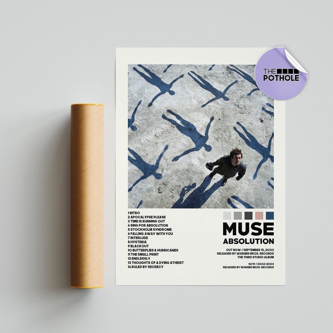 Muse Posters / Absolution Poster / Muse, Album Cover Poster, Poster ...