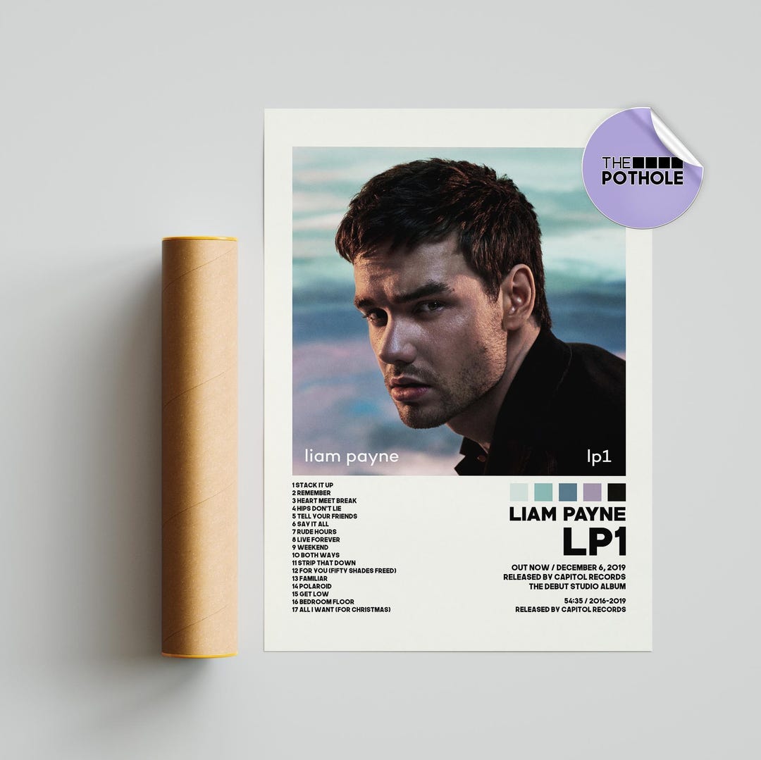 Liam Payne Posters / LP1 Poster, Album Cover Poster / Poster Print Wall ...