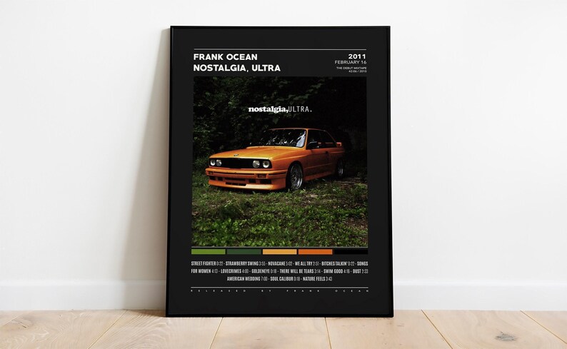 Frank Ocean Posters / Nostalgia Ultra Poster / Nostalgia Ultra ...