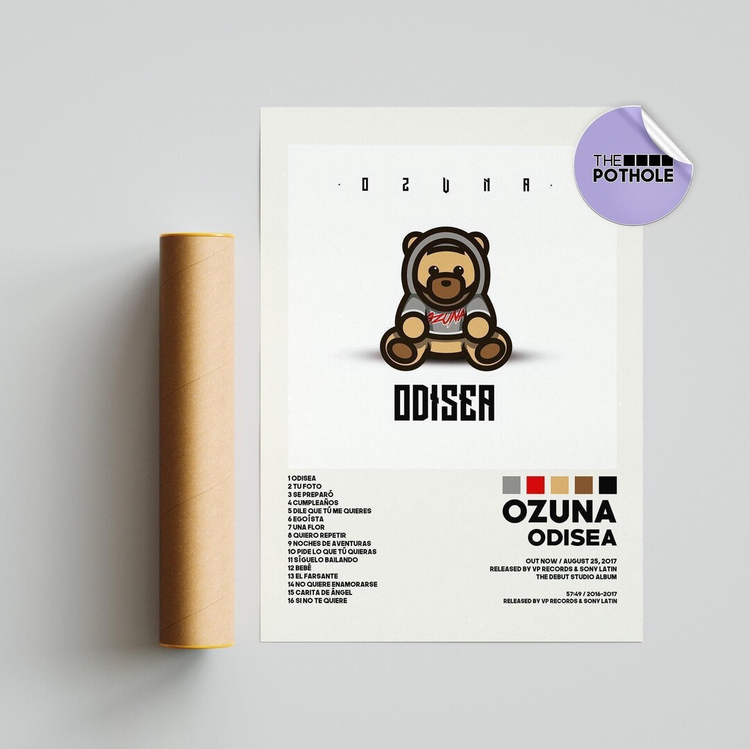 Ozuna Posters / Odisea Poster, Tracklist Poster, Album Cover Poster ...