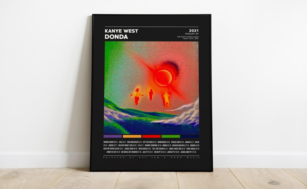 Kanye West Poster / Donda Poster / Album Cover Poster Poster Print Wall ...