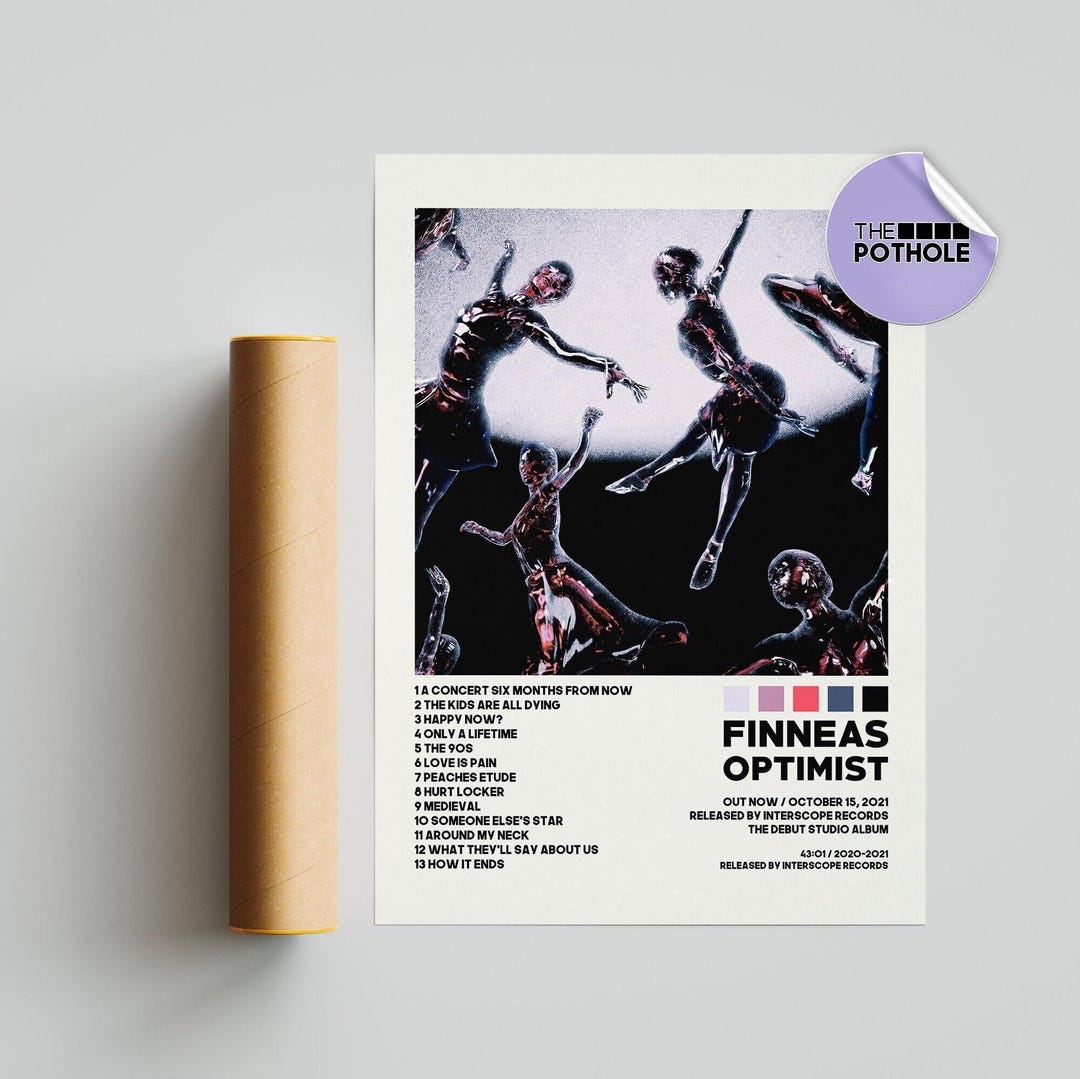Finneas Posters / Optimist Poster / Album Cover Poster, Poster Print ...
