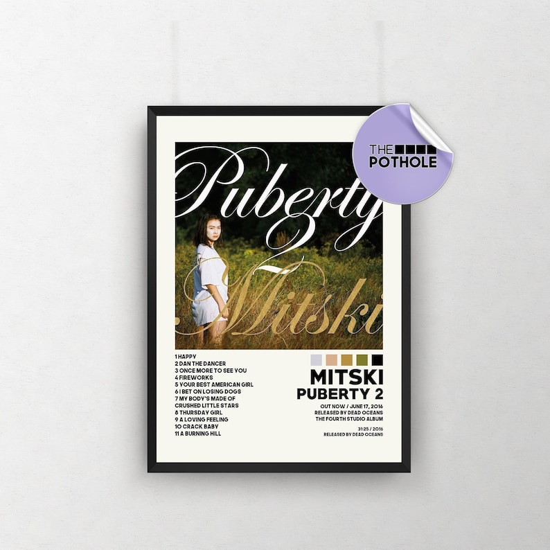 Mitski Posters / Puberty 2 Poster / Mitski / Album Cover Poster, Poster ...