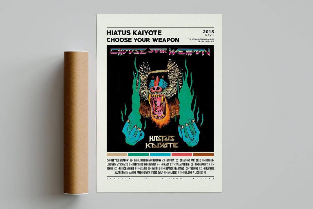 Hiatus Kaiyote Posters / Choose Your Weapon Poster / Choose Your Weapon ...