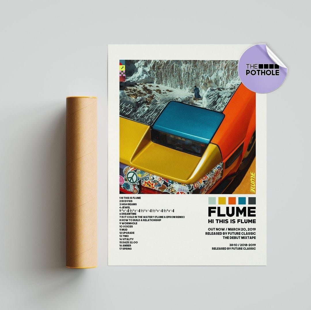 Flume Posters / Hi This is Flume Poster / Album Cover Poster / Poster ...