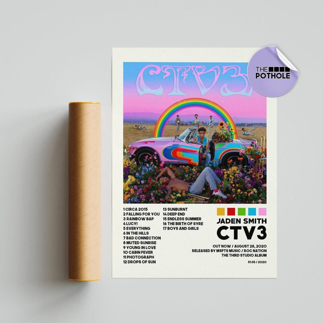 Jaden Smith Posters / CTV3 : Cool Tape Vol. 3 / Album Cover Poster ...