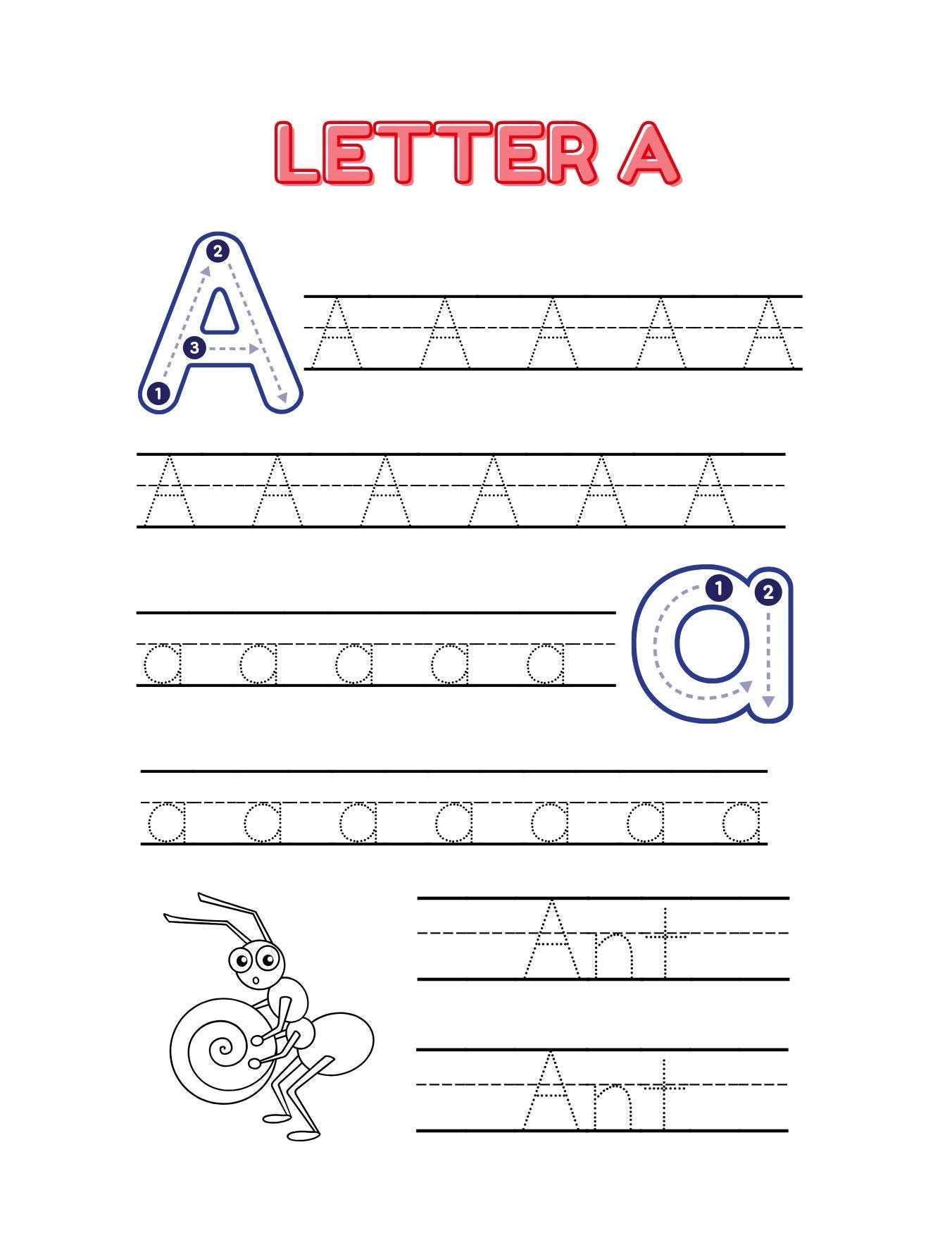 Alphabet Trace & Write: Handwriting Practice Workbook for Kids Ages 3 ...
