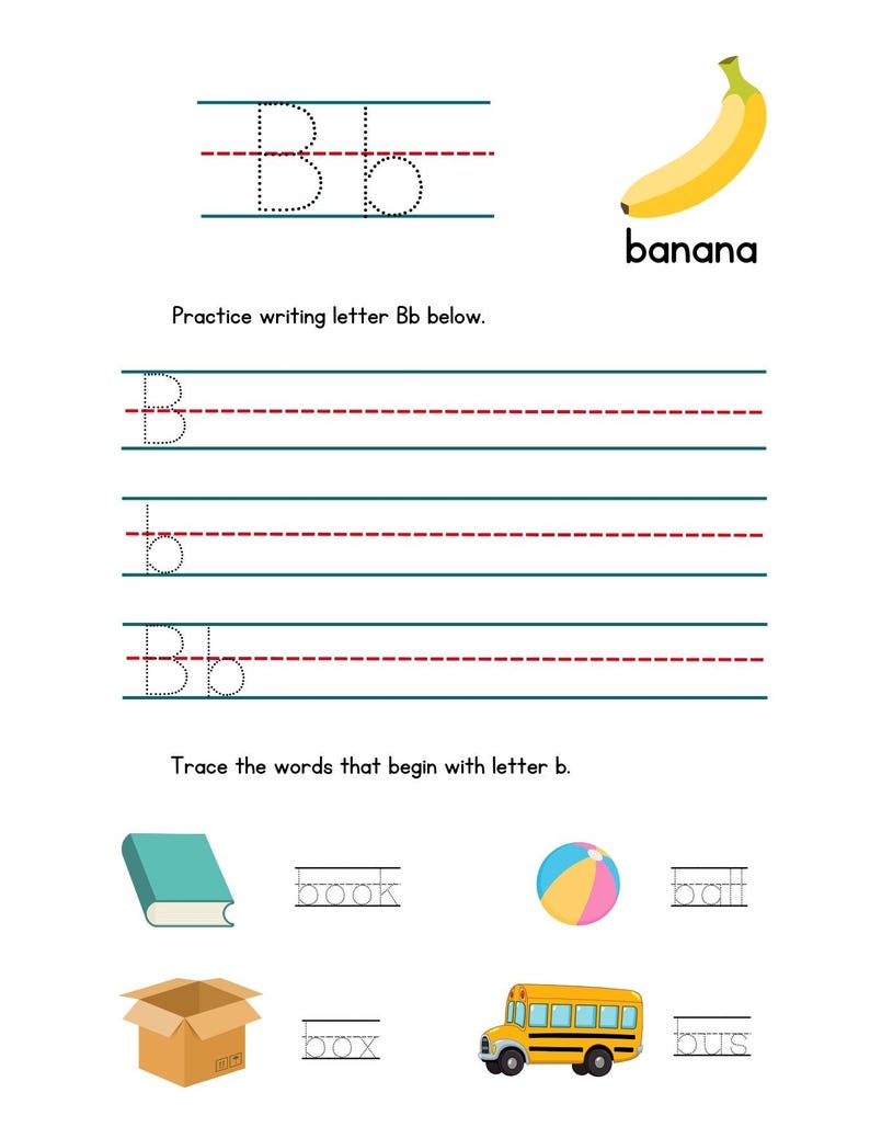 Alphabet Trace & Write: Handwriting Practice Workbook for Kids Ages 3 ...