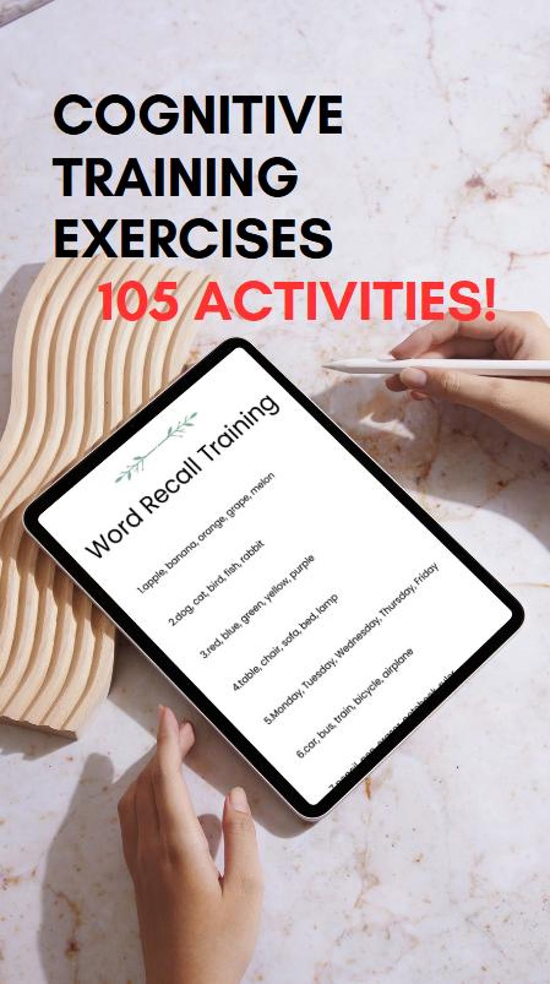 1: Printable 105 Cognitive Training Exercises | Brain Boost 105 ...